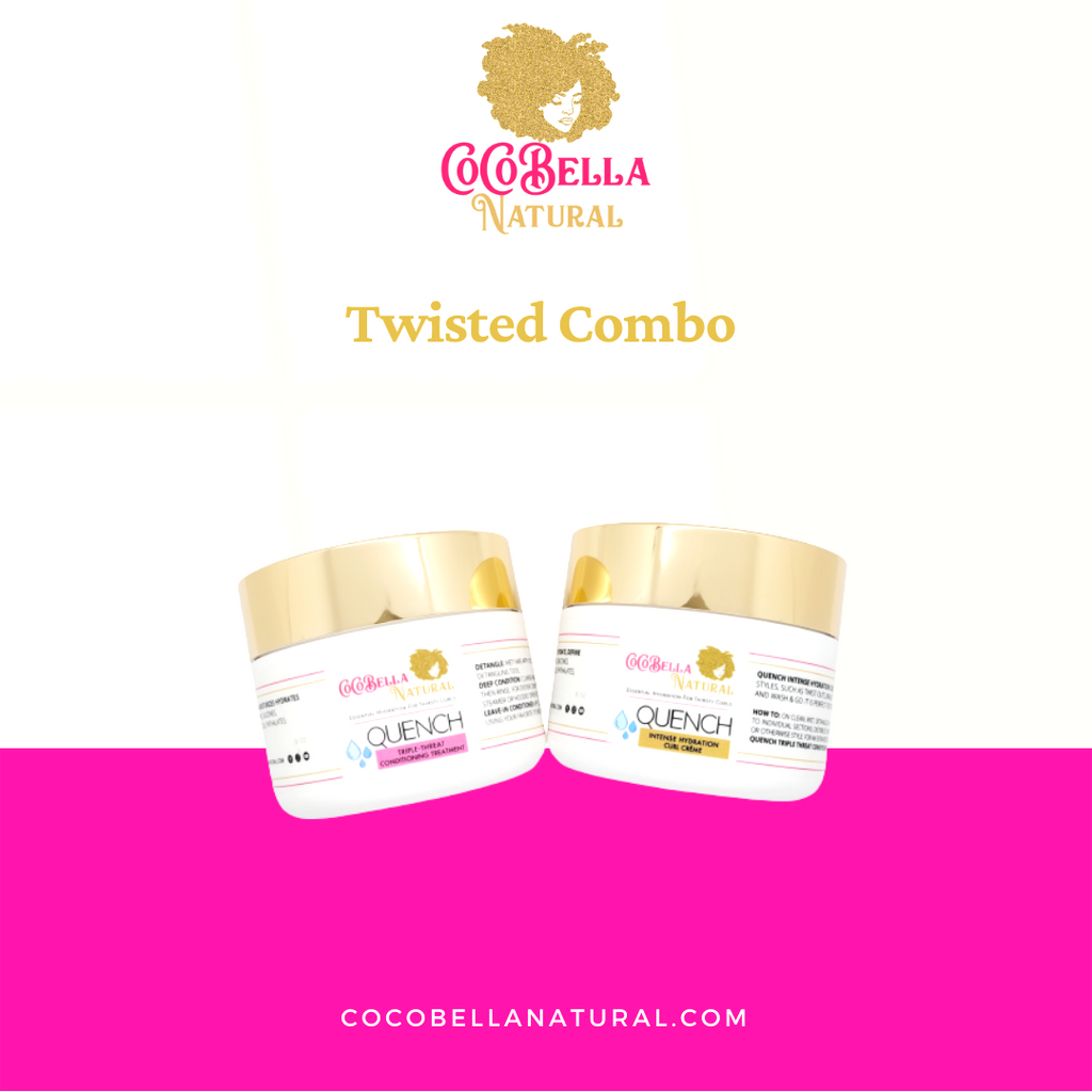 Twisted Combo Includes (Conditioner, Curl Creme) – CoCoBella's